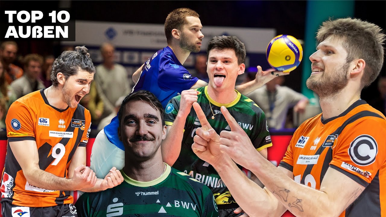 Die Top 10 Außenangreifer in der Volleyball Bundesliga! - YouTube
