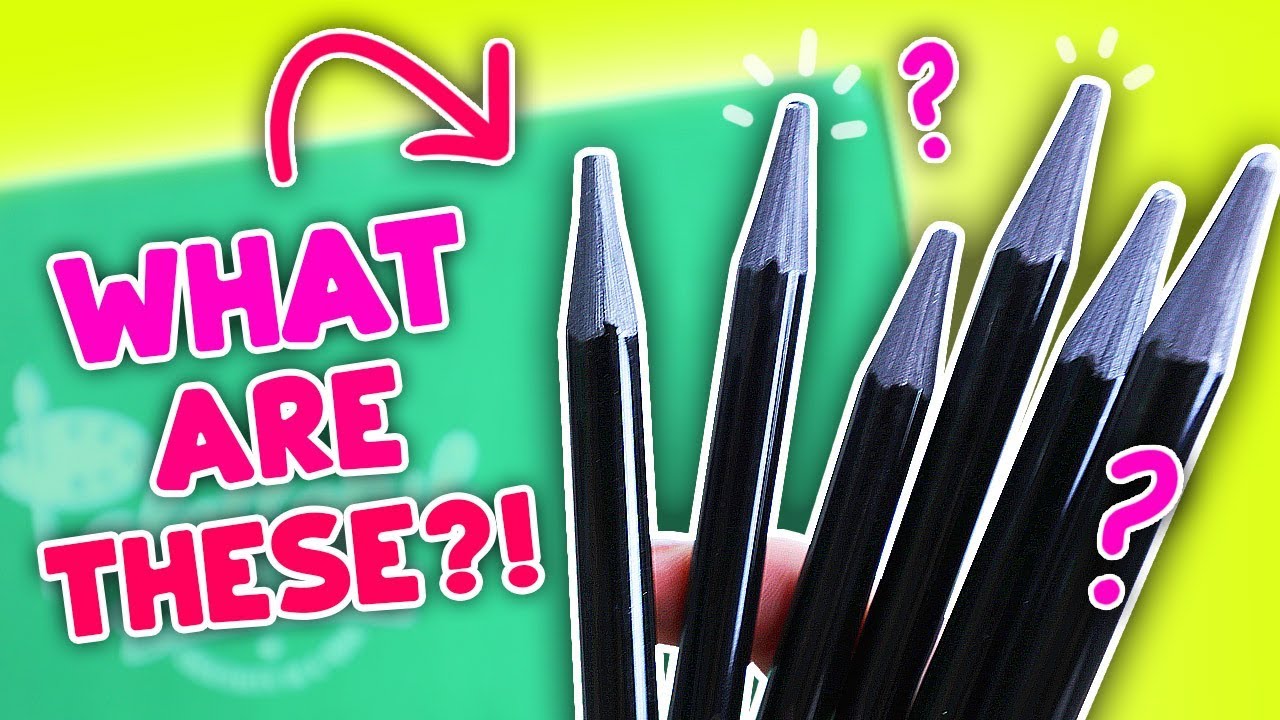 WHAT ARE THESE WEIRD PENCILS?! // Testing Paletteful Packs Art Supplies ...