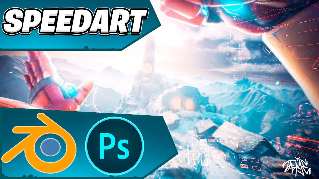 How I made my "IRON MAN" Thumbnail... FIRST PERSON Speed Art | Tapje ...