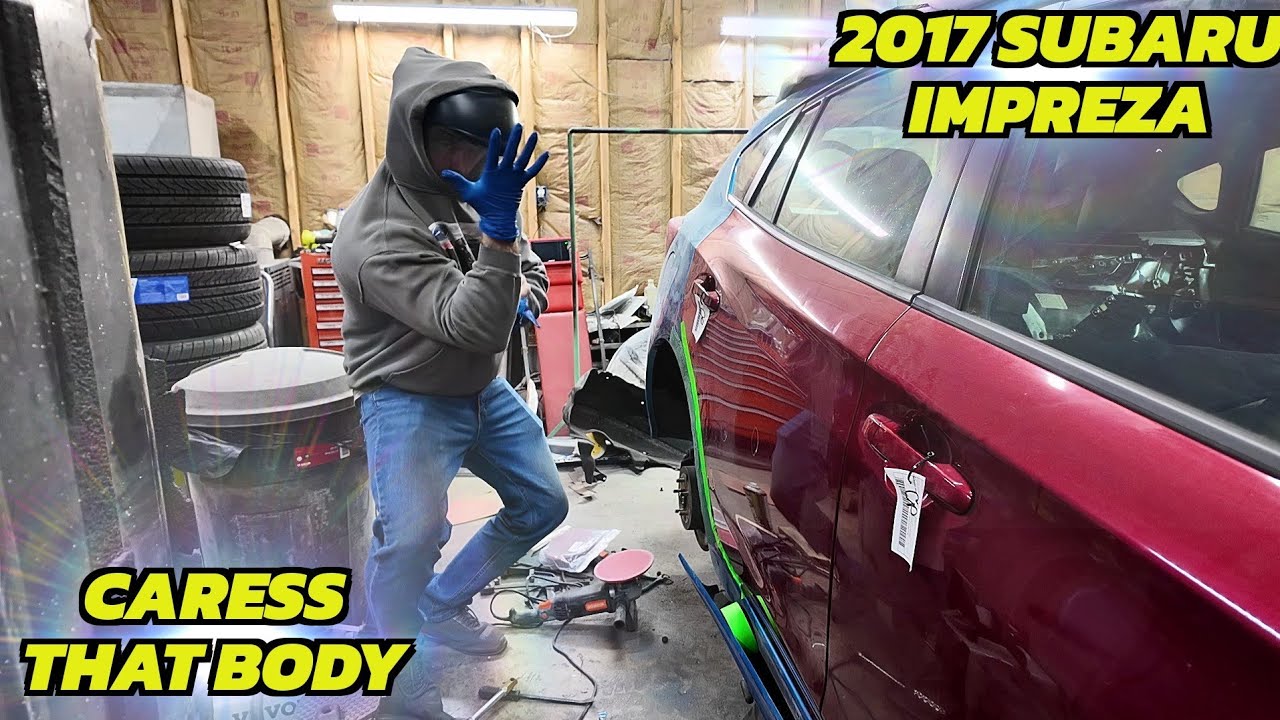2017 Subaru Impreza - How to reshape your trashed body panels - YouTube
