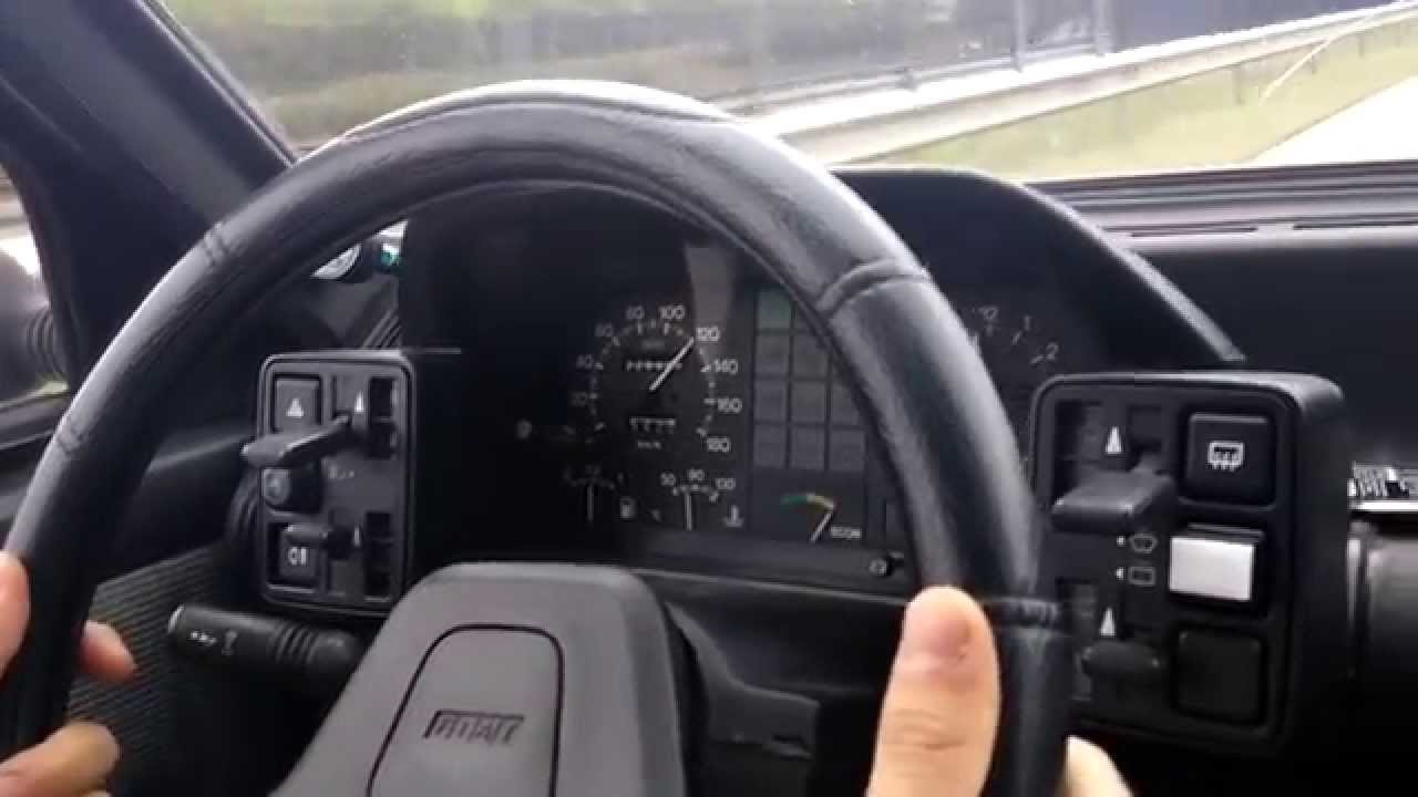 Fiat UNO MK1 FIRE 1000 run with refined accurate speedometer - YouTube