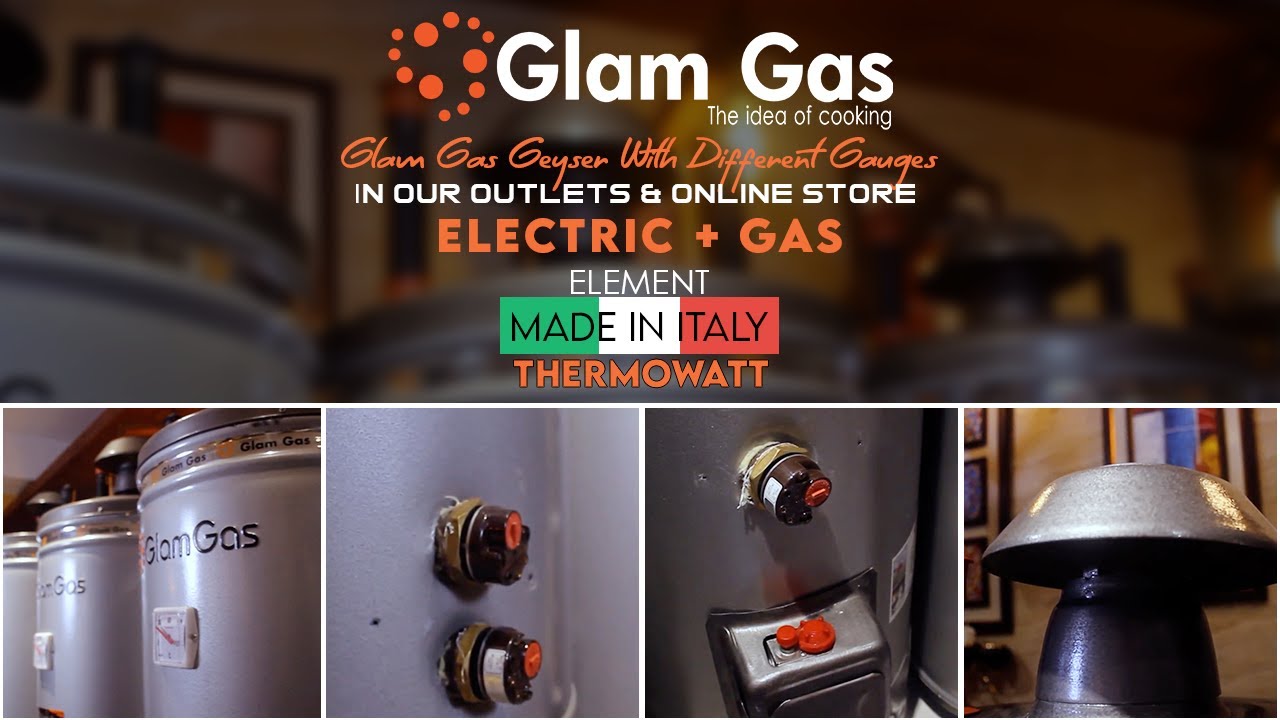 Introducing Glam Gas Geyser Electric + Gas / Element Made In Italy ...