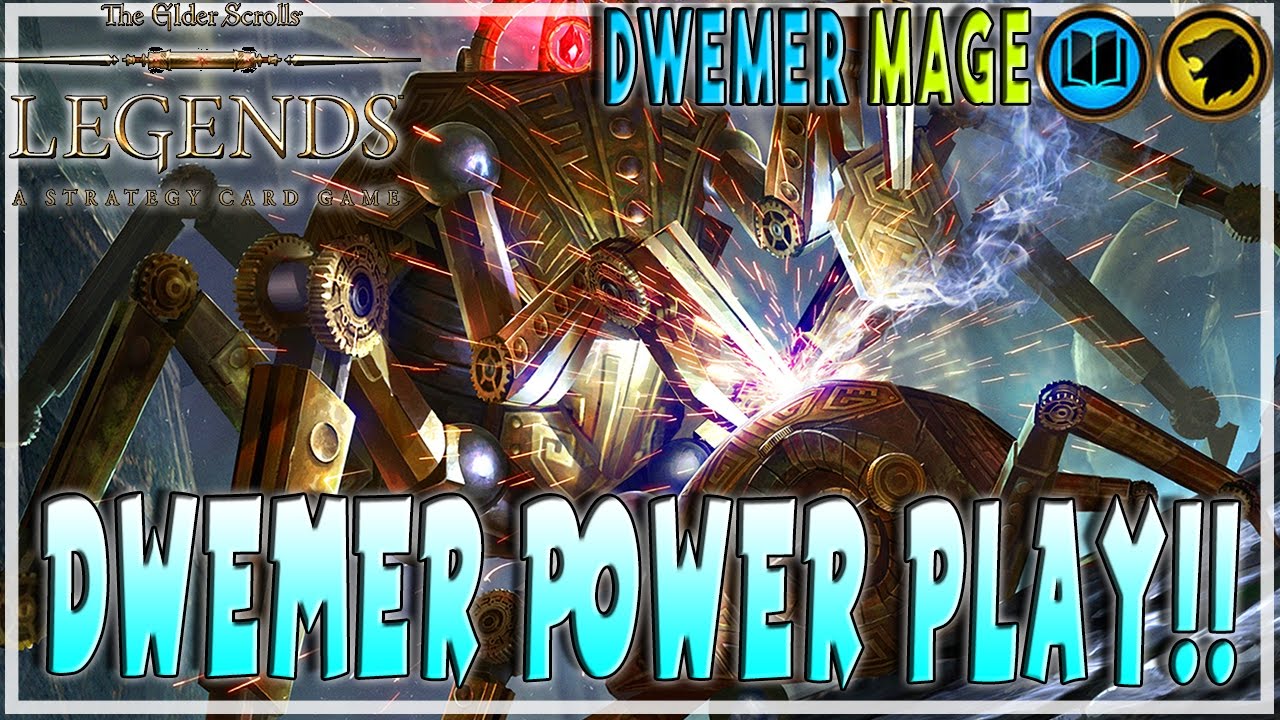 TES LEGENDS | THE MACHINES HAVE ARRIVED | DWEMER MAGE DECK | The Elder ...