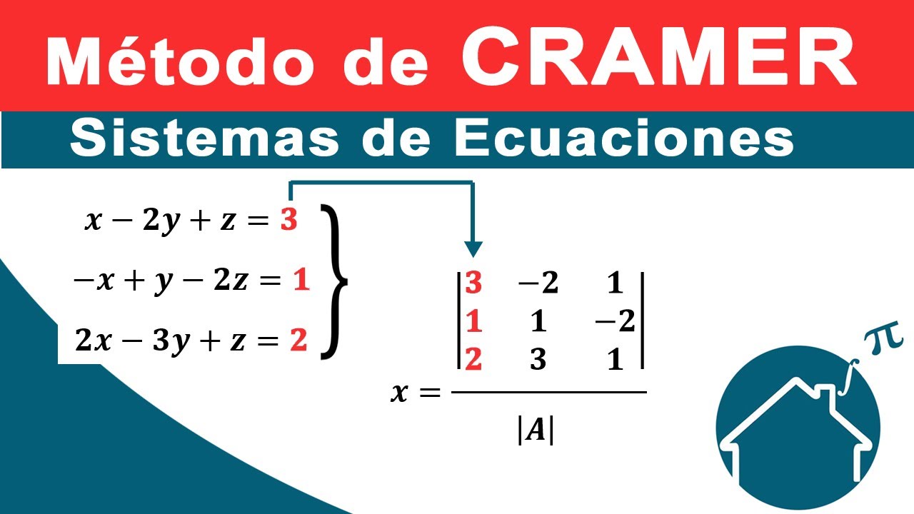 📌 Regla de CRAMER (3x3) Sistemas de Ecuaciones - YouTube