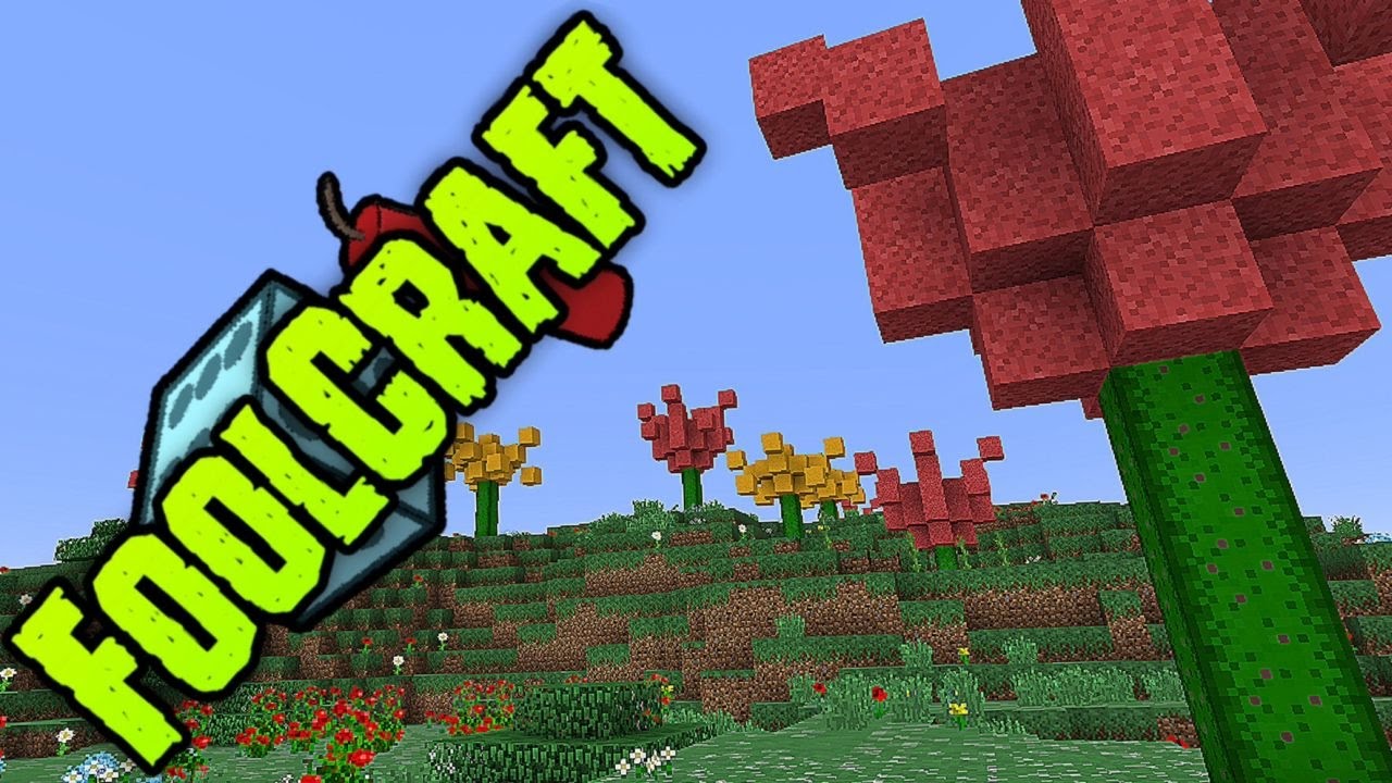 FoolCraft #19 - Giant Flowers and Mister Slime (Modded Minecraft) - YouTube