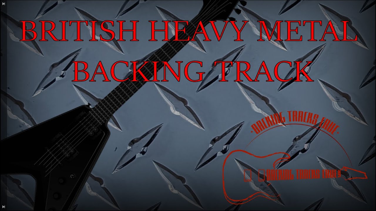 British Heavy Metal Backing Track in D major **Backing Tracks Cave ...