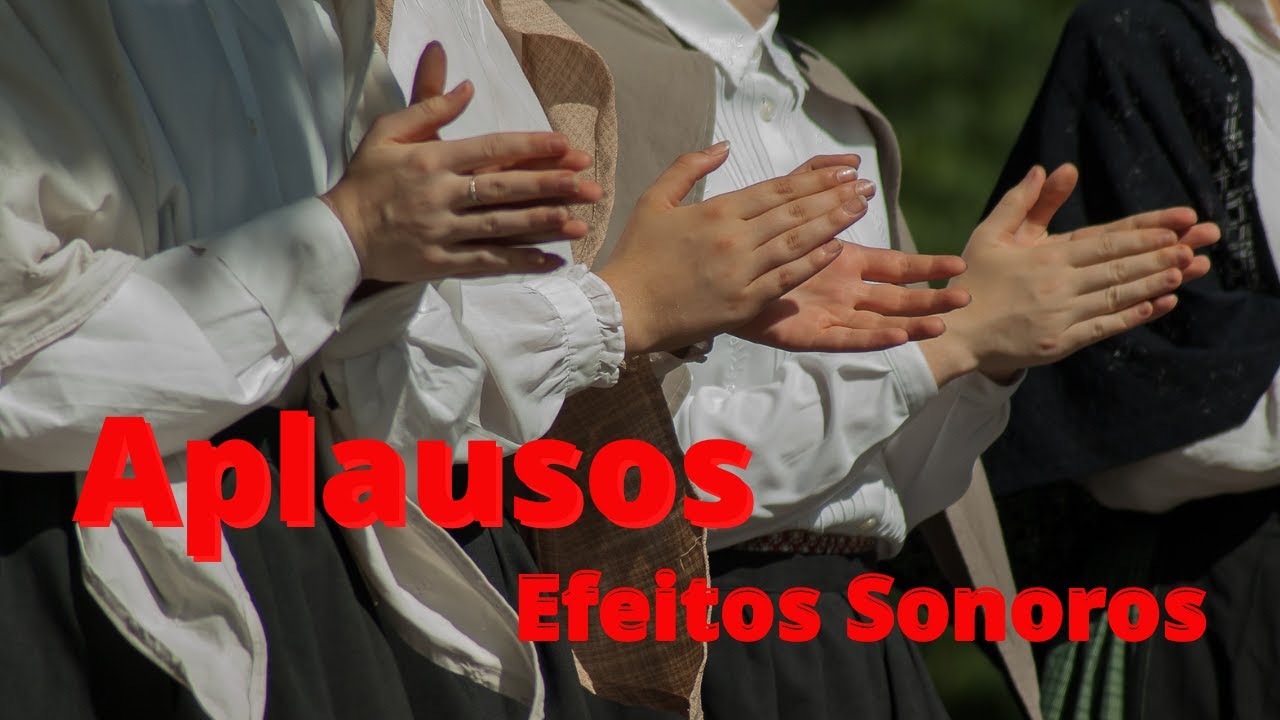 Som de Aplausos Efeito Sonoro - YouTube