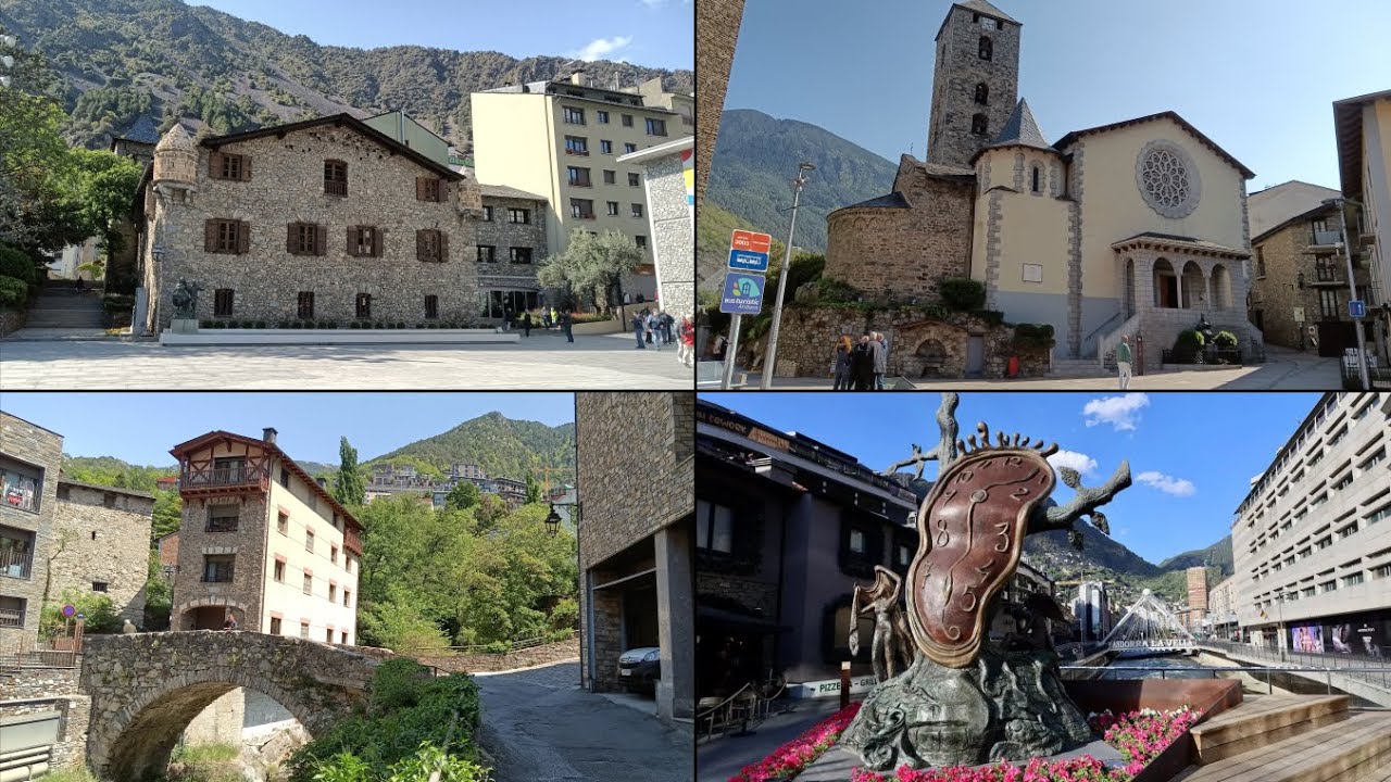 Explore Andorra la Vella | 4K Walking Tour of Andorra’s Charming ...