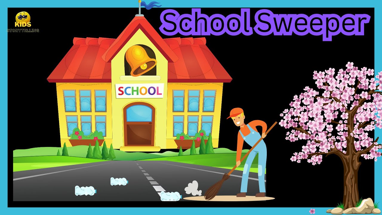 School sweeper | Moral Stories @Kids storytelling hub - YouTube