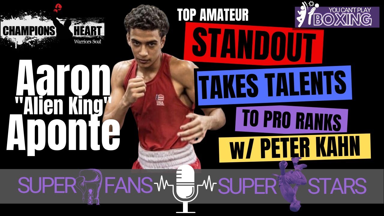 Top Amateur boxer AARON ALIEN KING APONTE now professional boxer under ...