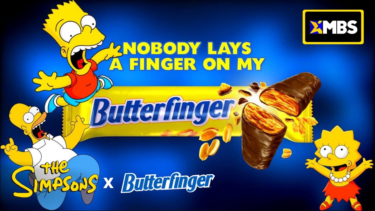 All The Simpsons Butterfinger Commericals (1990's-2000's) - YouTube