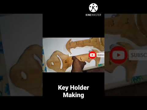 key holder make - YouTube