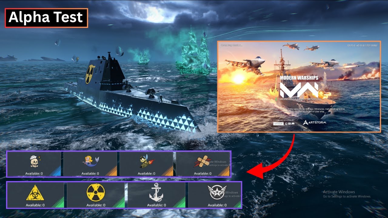 NEW CUSTOMIZATION - (FROM BOW) Alpha Test - Modern warships - YouTube