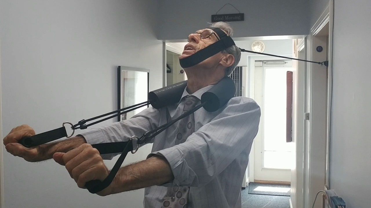 "Part B" of the Portable Neck Fulcrum Device: The Head Strap Accessory ...