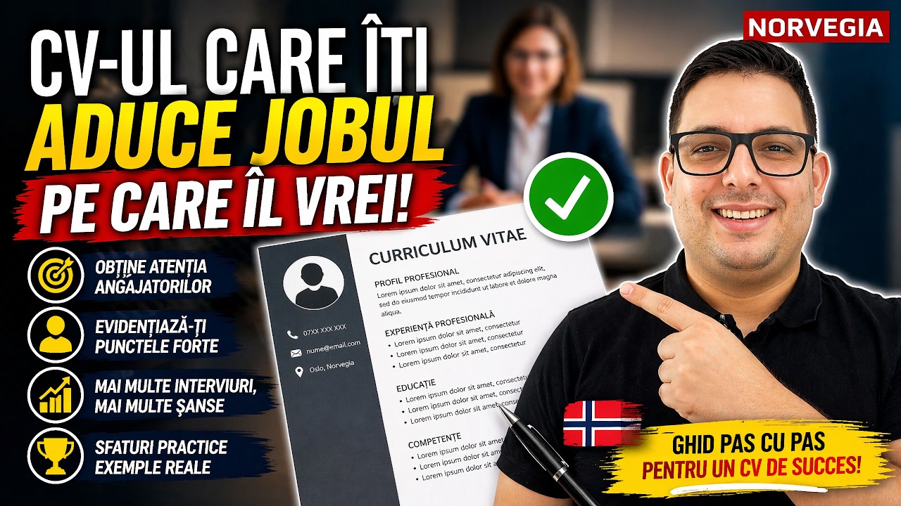 Cum se face un CV care GARANTEAZĂ un loc de muncă - YouTube