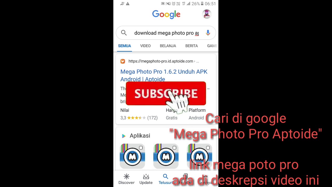Cara Download Mega Photo Pro||TUTORIAL😋 - YouTube