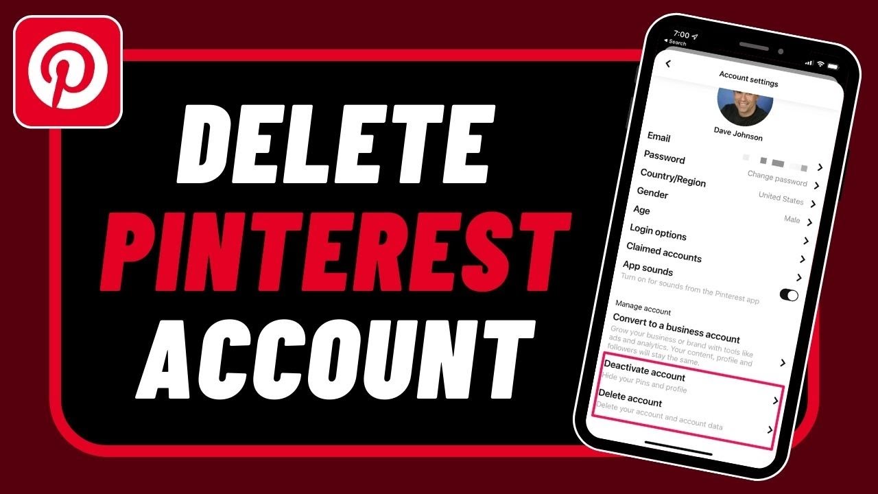 How to Delete Pinterest Account Permanently 2024? - YouTube