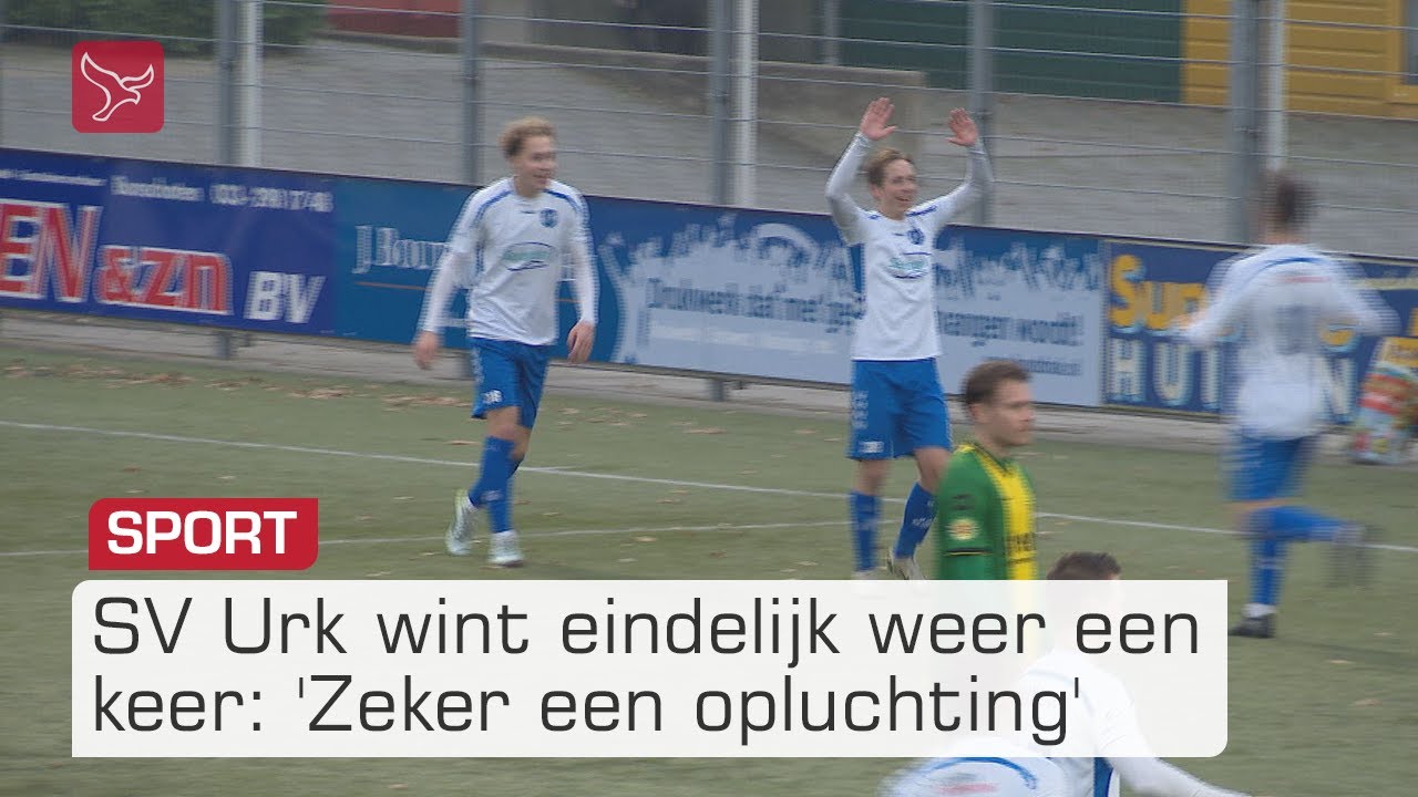 SV Urk door 2-3 winst op SV Huizen uit neerwaartse spiraal | Omroep ...