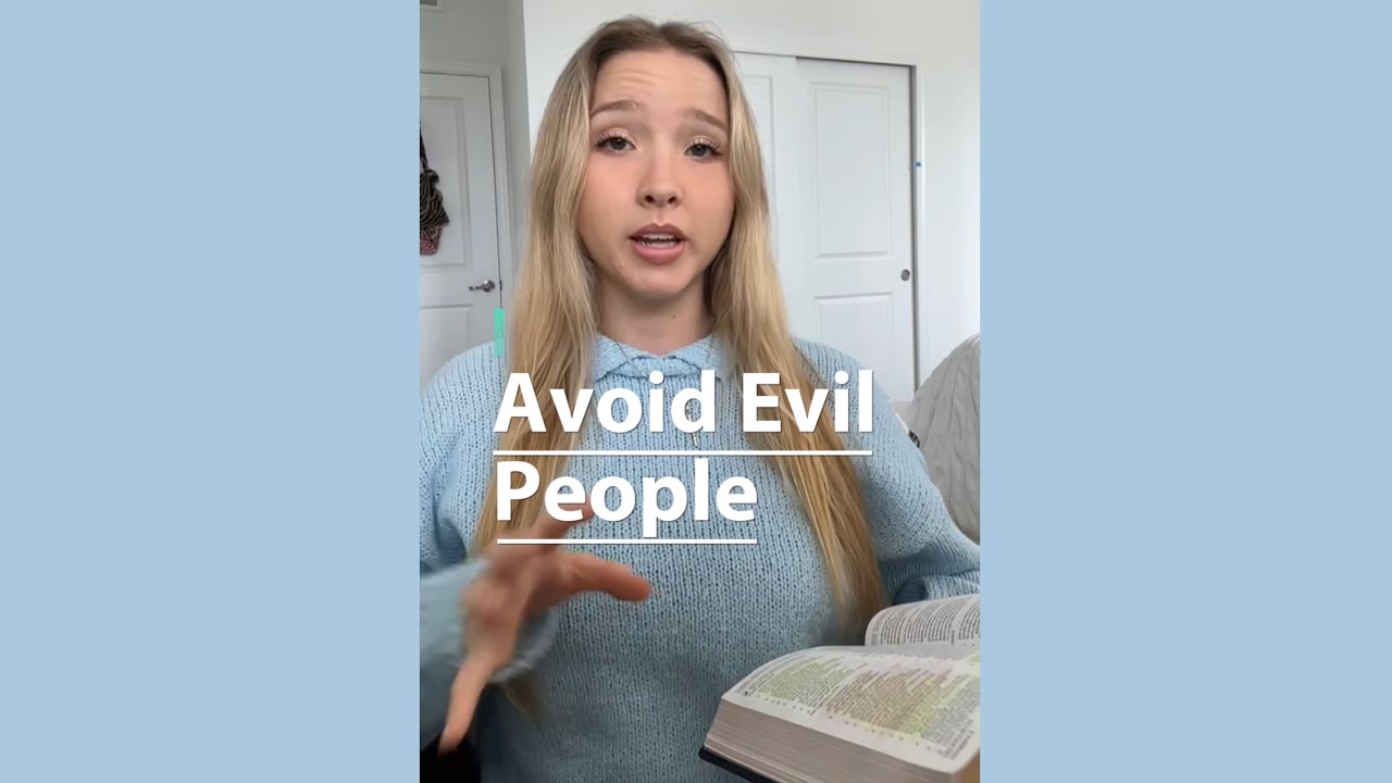 Avoid Evil People - YouTube