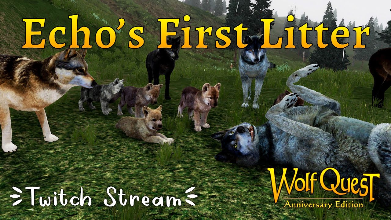 Raising Wolf Pups 🐺 WolfQuest Saga - Twitch Stream #2 (1/21/25 Edited ...