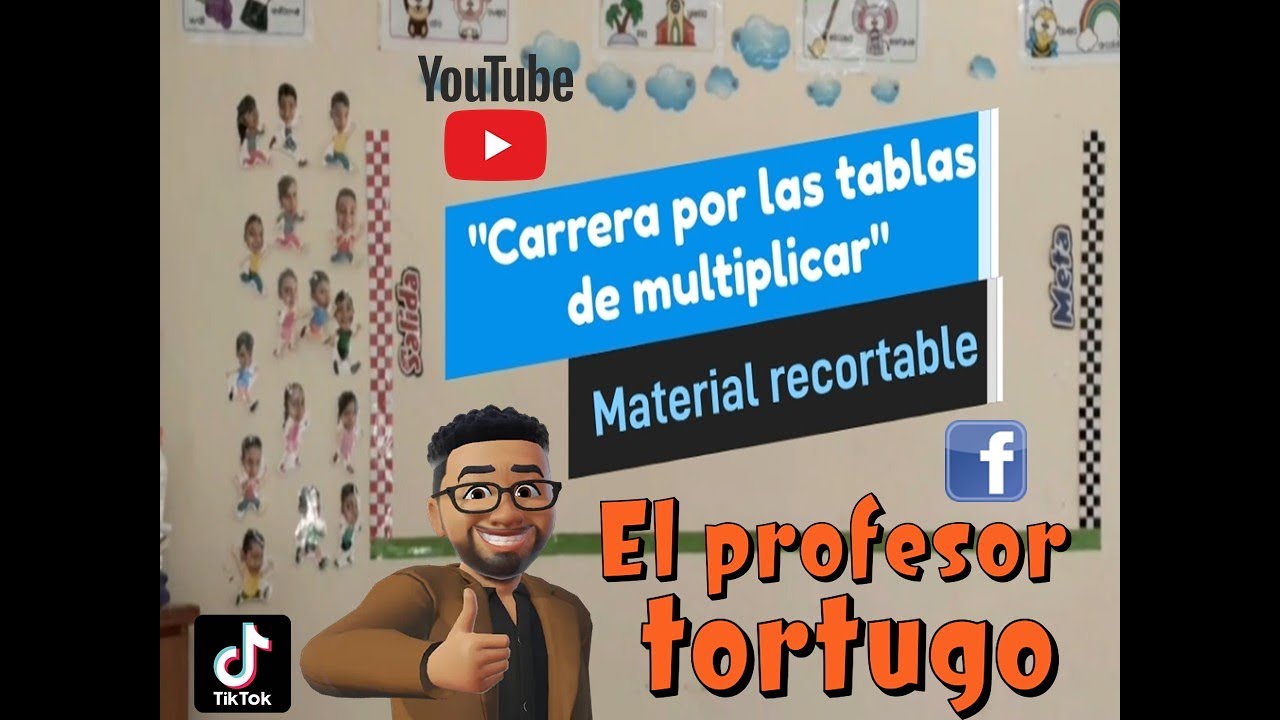 Carrera por las tablas de multiplicar - YouTube