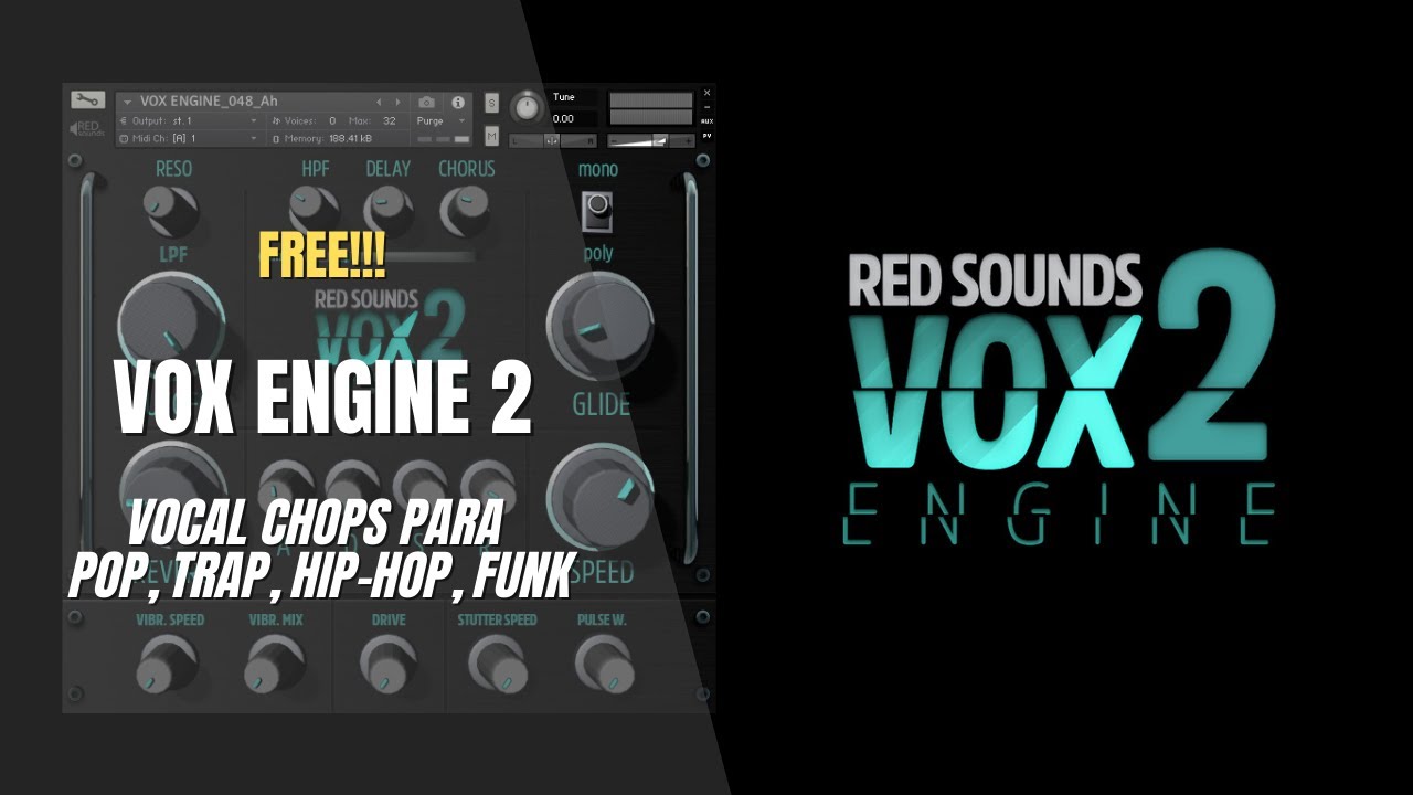 FREE - VOX ENGINE 2 - EFEITOS DE VOZ PARA TRAP, HIP-HOP, FUNK, POP ...