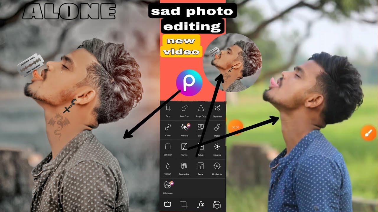how to my video black tone photo editing//mt lover editor - YouTube