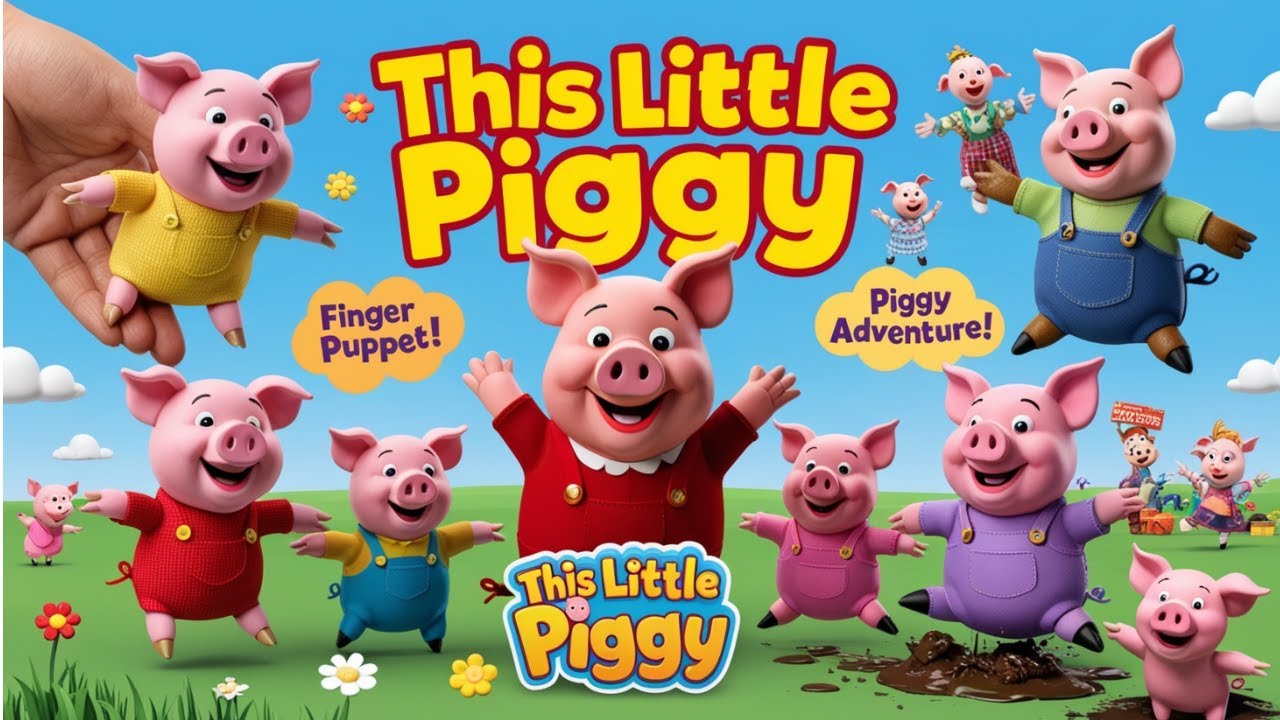 This Little Piggy: Rhyme for Kids||#animation #nurseryrhymes #kidssongs ...