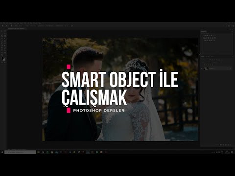 Smart Objects in Photoshop  -  Akıllı Nesne ile çalışmak.#photoshop