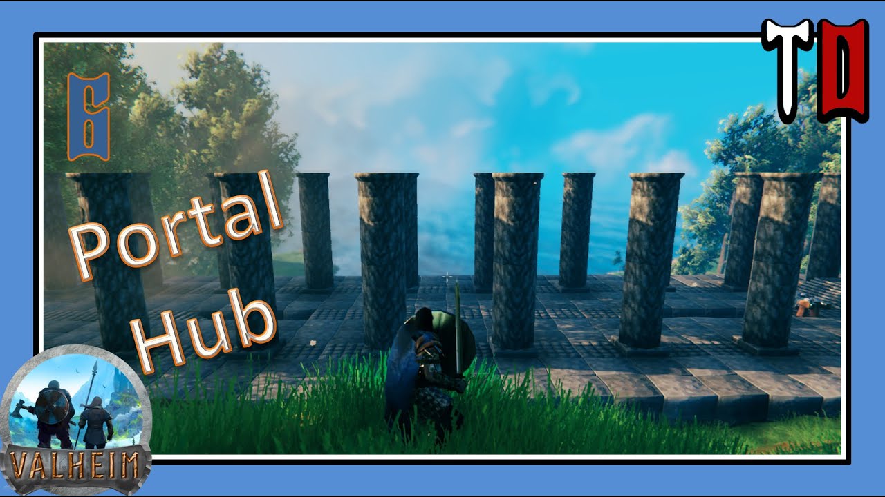 Valheim Mistlands - Lets Build - EP06 - PORTAL HUB - YouTube
