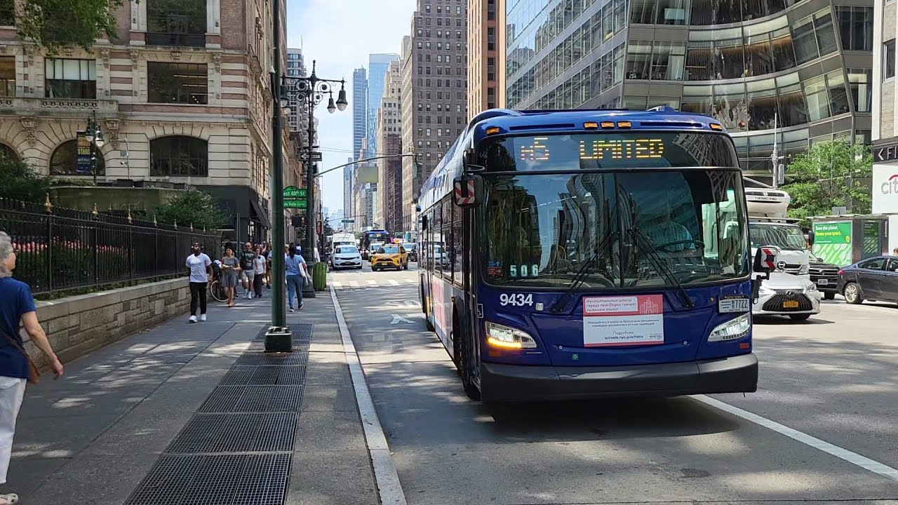 MTA New York City Bus: 2022 NFI New Flyer XDE40 9434 On The M5 ...