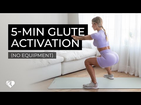 5-MIN GLUTE ACTIVATION | by @vickyjustizfitness