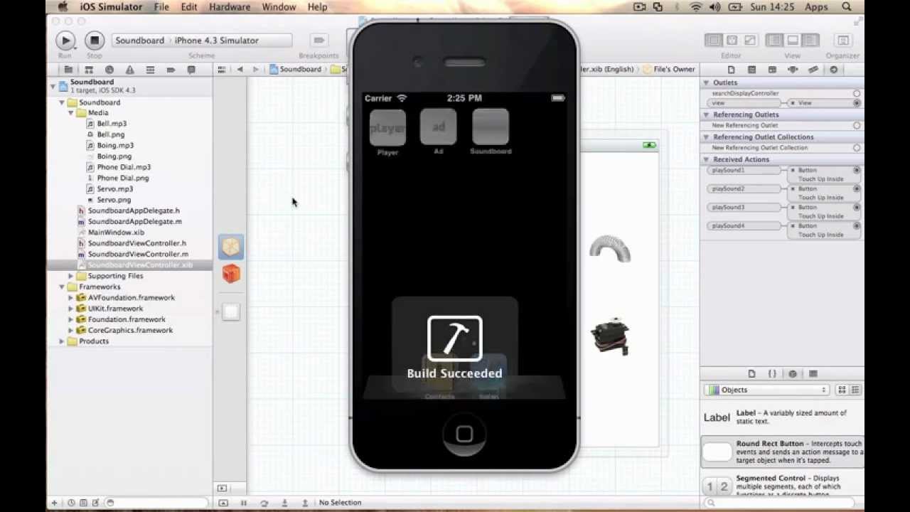 XCode 4 Tutorial Soundboard - ZenCoreDev - YouTube