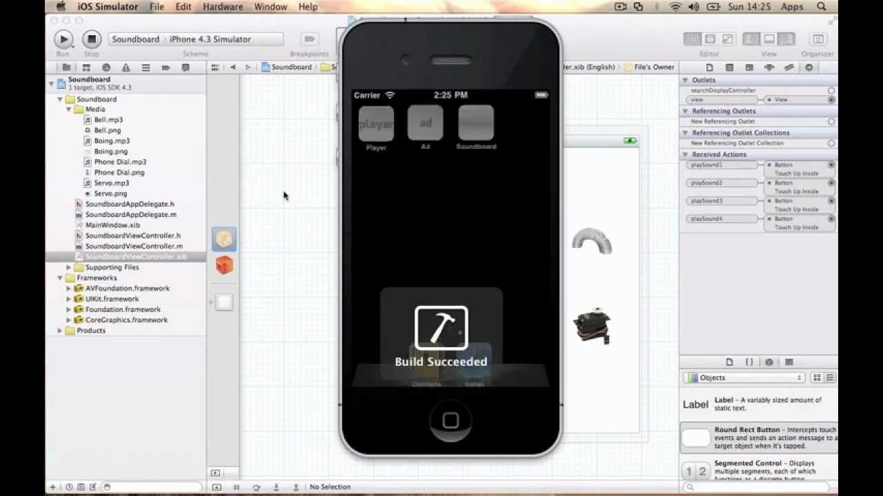 XCode 4 Tutorial Soundboard - ZenCoreDev - YouTube