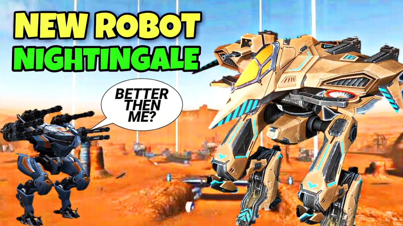 🔥 NEW ROBOT NIGHTINGALE GAMEPLAY MONTAGE | WAR ROBOTS - YouTube