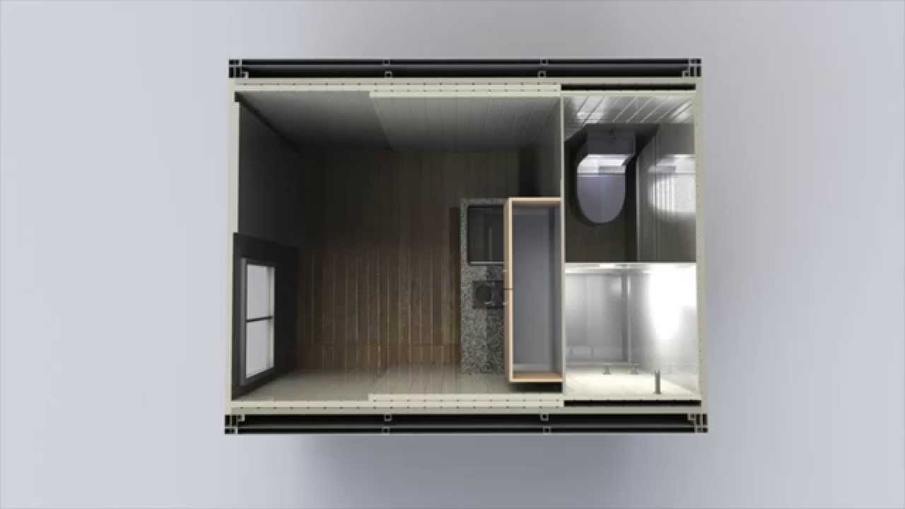 Modulo Habitacional, Casa Plegable y Oficina Prefabricada - YouTube
