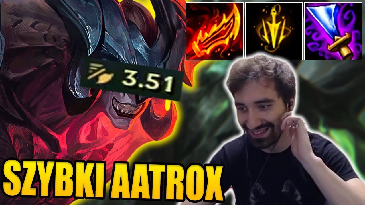 AATROX ATAK SPEED BIJE SZYBCIEJ NIŻ ZDĄŻYSZ ZAREAGOWAĆ a do tego ma 450 ...