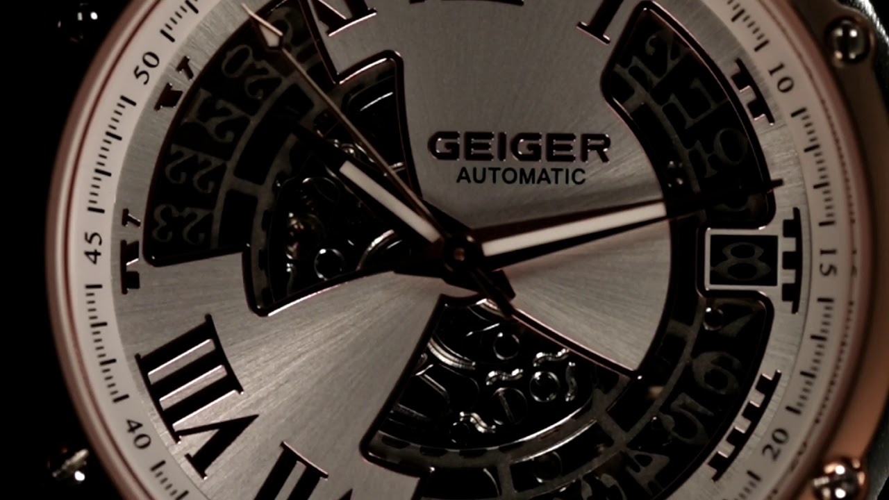 GEIGER WATCH GE1193RGCH - YouTube