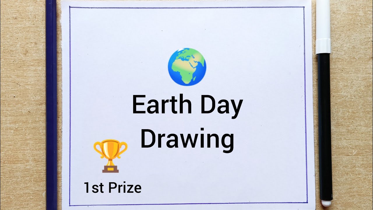 World Earth Day Drawing || Earth Day Poster Drawing || Earth Day ...