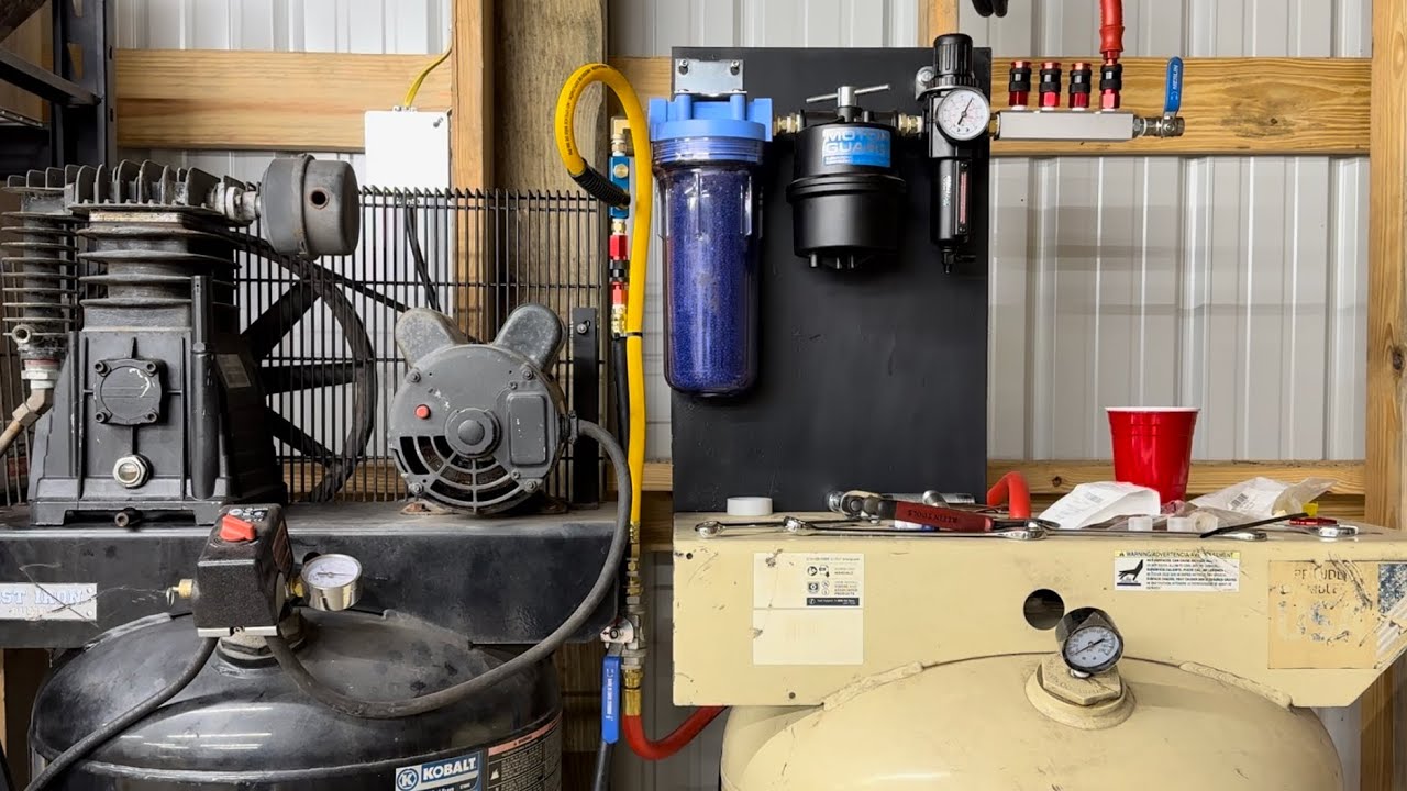 Shop Air Dual Tank Valve - YouTube