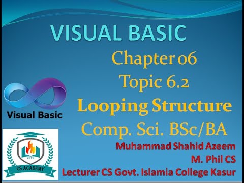 Topic 6.2 Visual Basic BA/BSc 3rd Year Punjab University: What is While-Wend Loop - YouTube