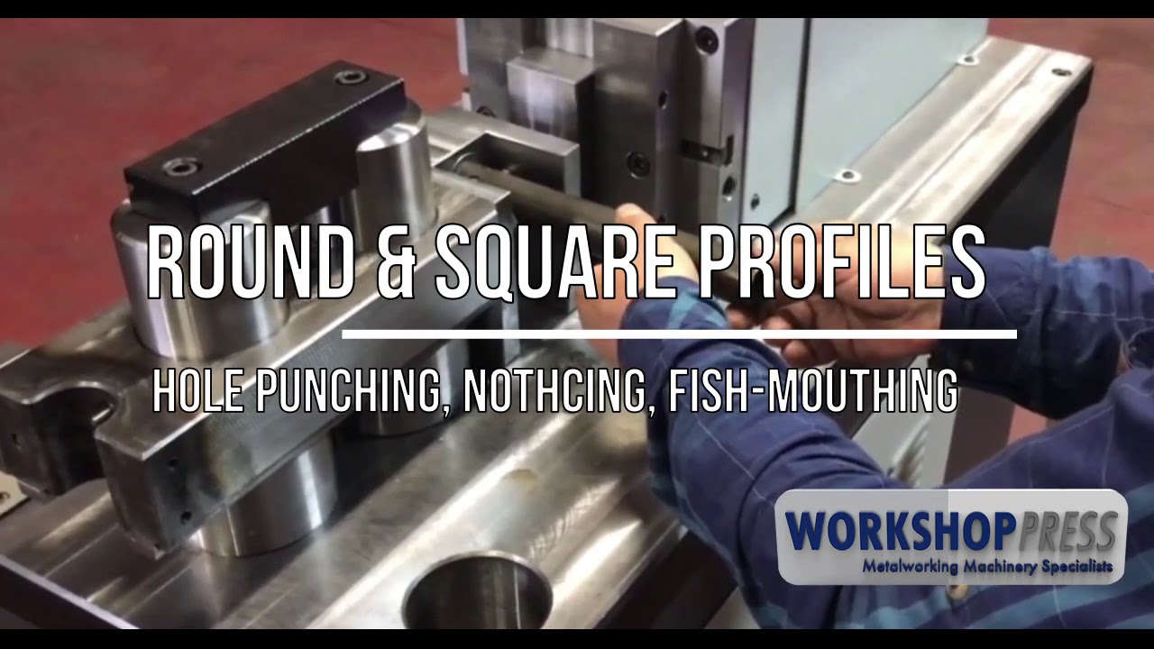 HPB Horizontal Presses - Tube and hole punching - YouTube