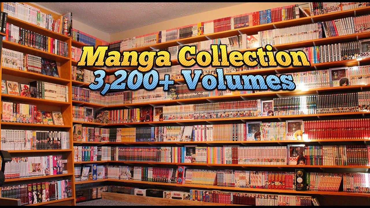 3,200+ VOLUME MANGA COLLECTION | 2021 Room Tour - YouTube