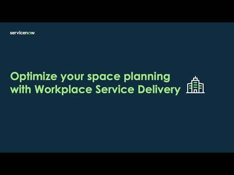 Workplace Service Delivery: Optimize Your Space Planning - YouTube