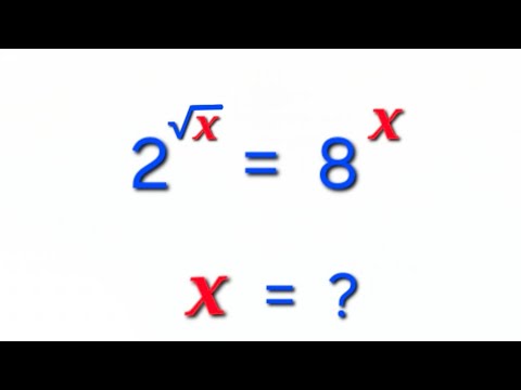 A nice exponential equation to solve| Study guide #math #exponents ...