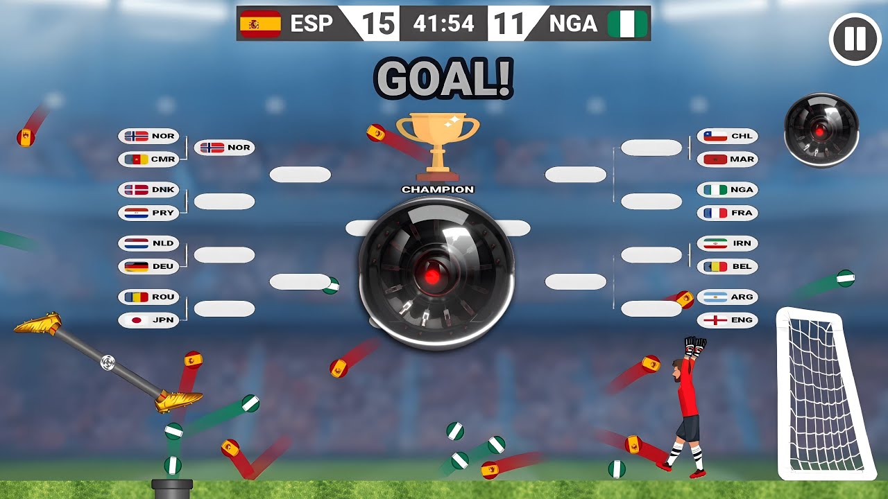 World Cup Francia 1998 Goal Shooting Showdown: Marbles vs. Keeper in ...