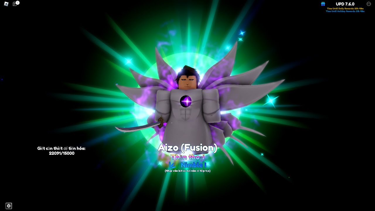 [Roblox] Evolve Aizo Lên Form 2 - Anime Adventures - YouTube