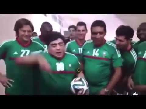 Maradona: "A jugar" meme - YouTube
