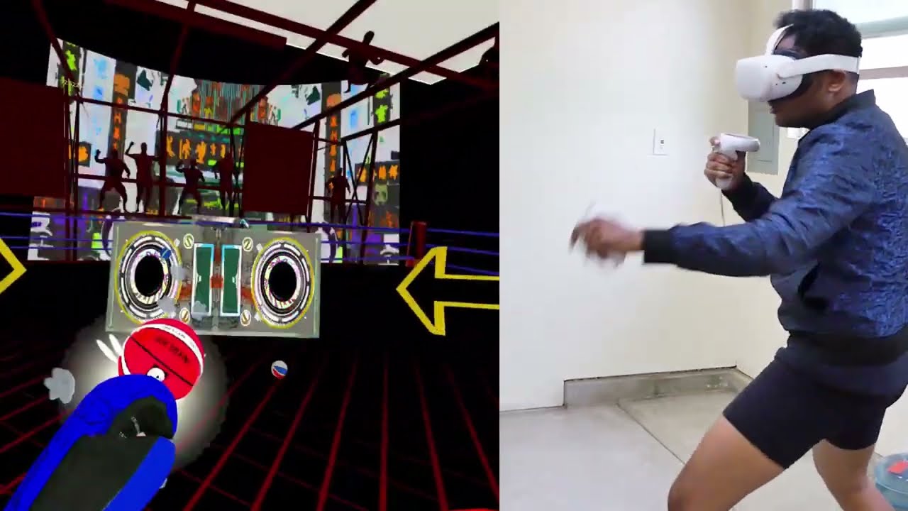 Virtual Reality Shadow Boxing - Meta Quest Pro - YouTube