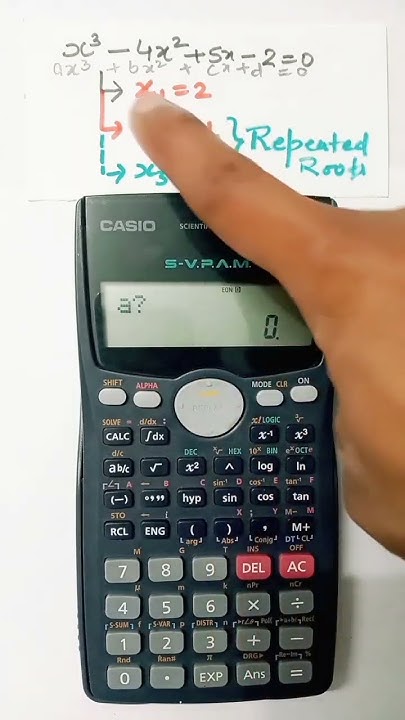 Scientific Calculator | Repeated Roots #shorts - YouTube